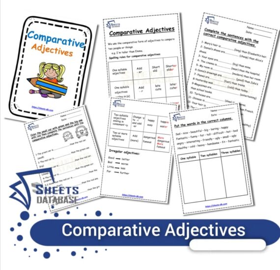 Comparative Adjectives – Sheets