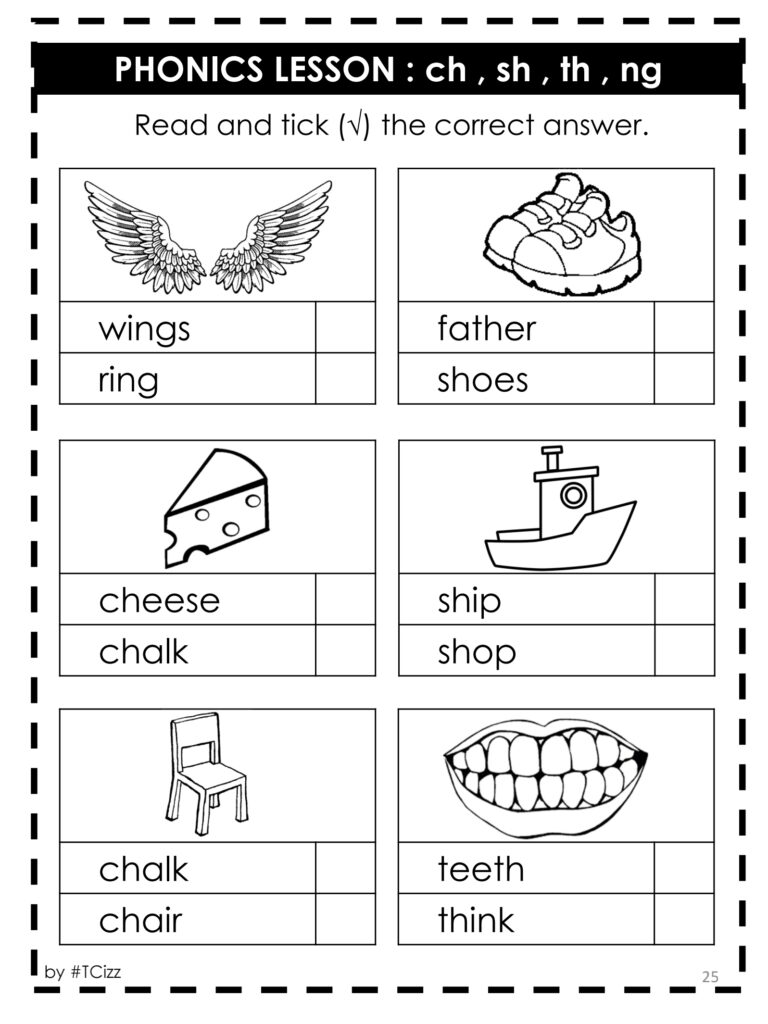 Year 1 phonics booklet – Sheets