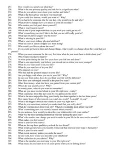 Table topics questions – Sheets