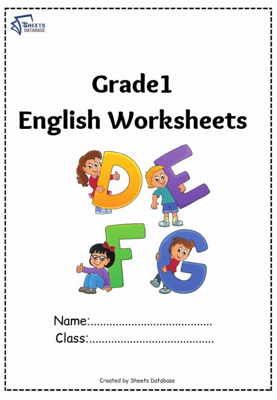 English Worksheets For Grade 1
