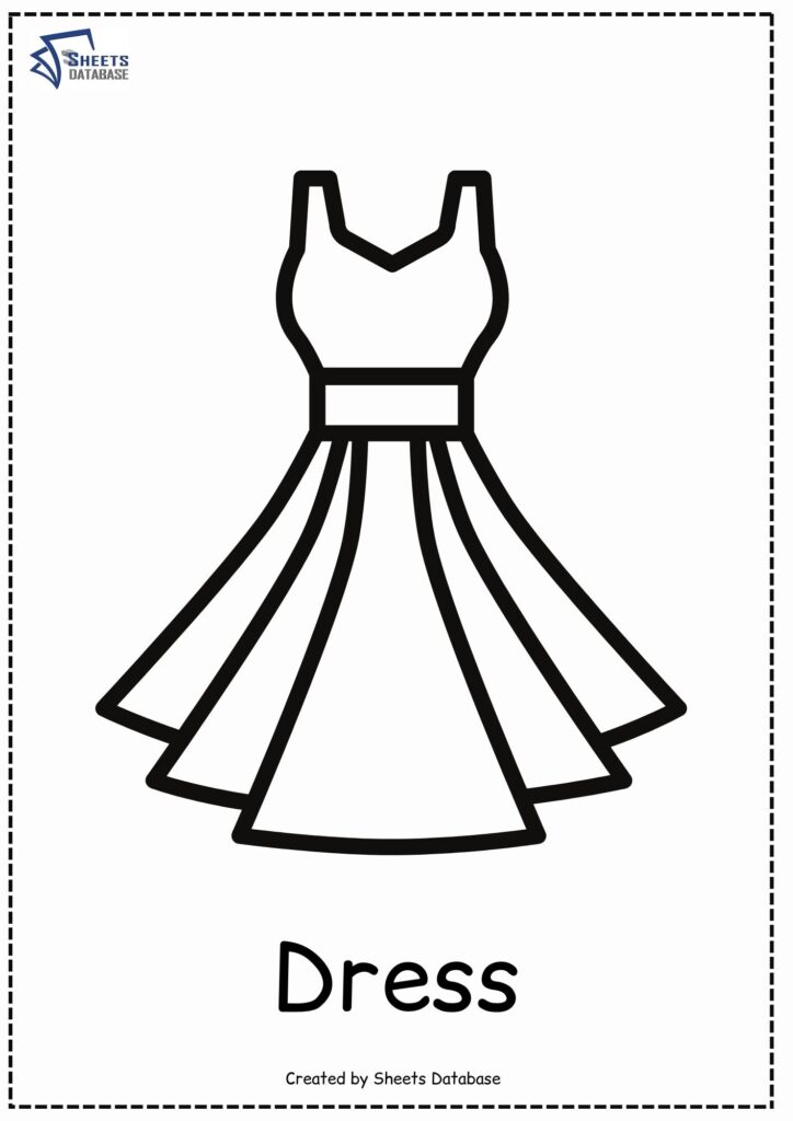 Clothes and accessories worksheets – Sheets