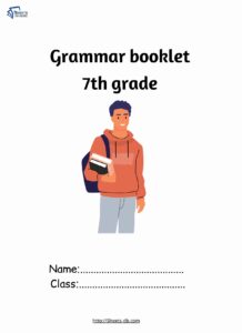 Grammar booklet 7th graders – Sheets