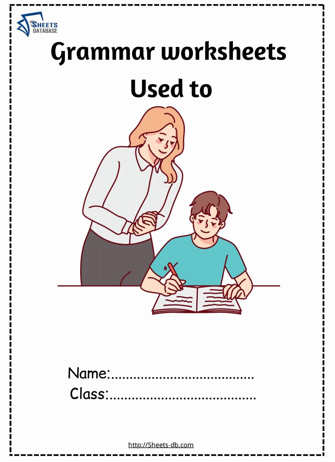 Grammar worksheets – Used to – Sheets