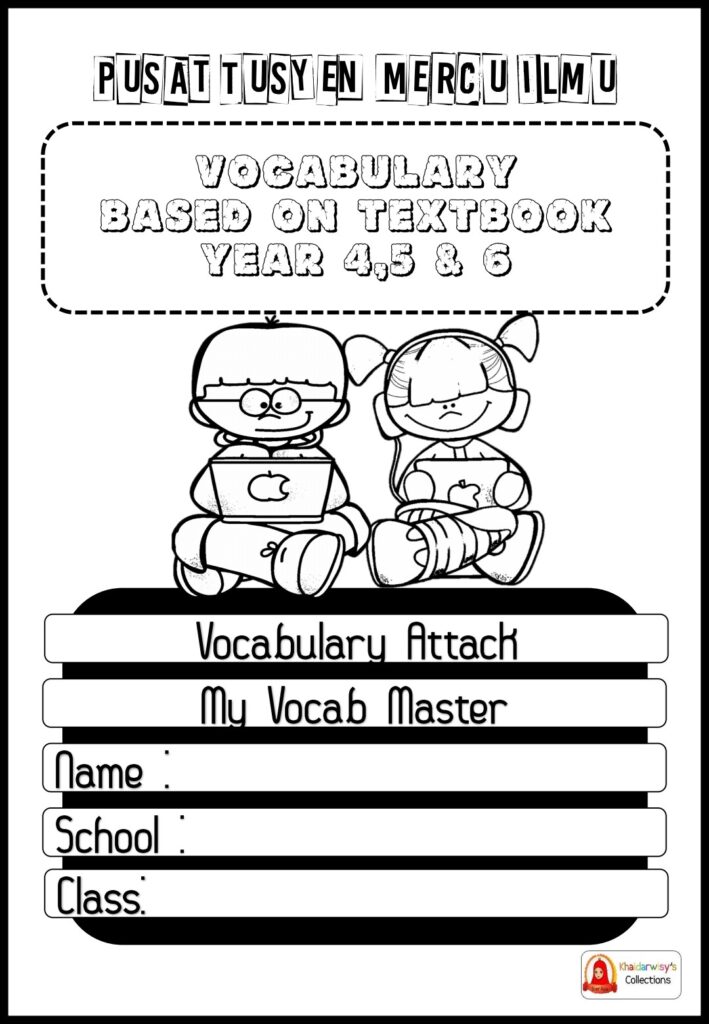 Vocabulary booklet year 4,5 and 6 – Sheets