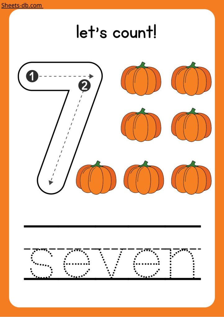 Numbers worksheets – Sheets