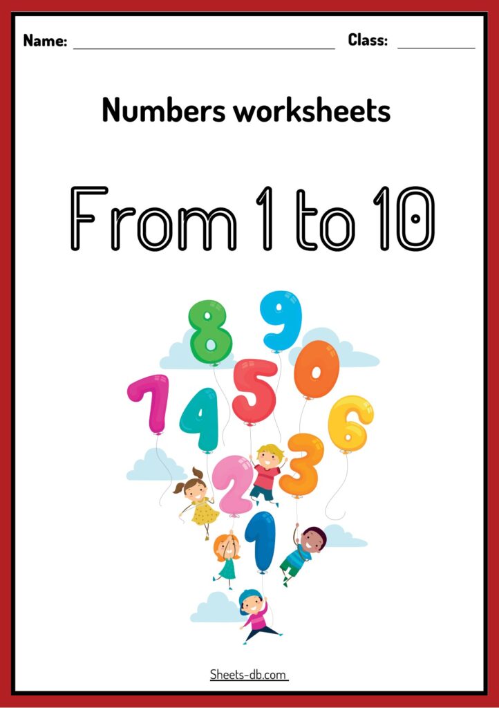 Numbers worksheets – Sheets