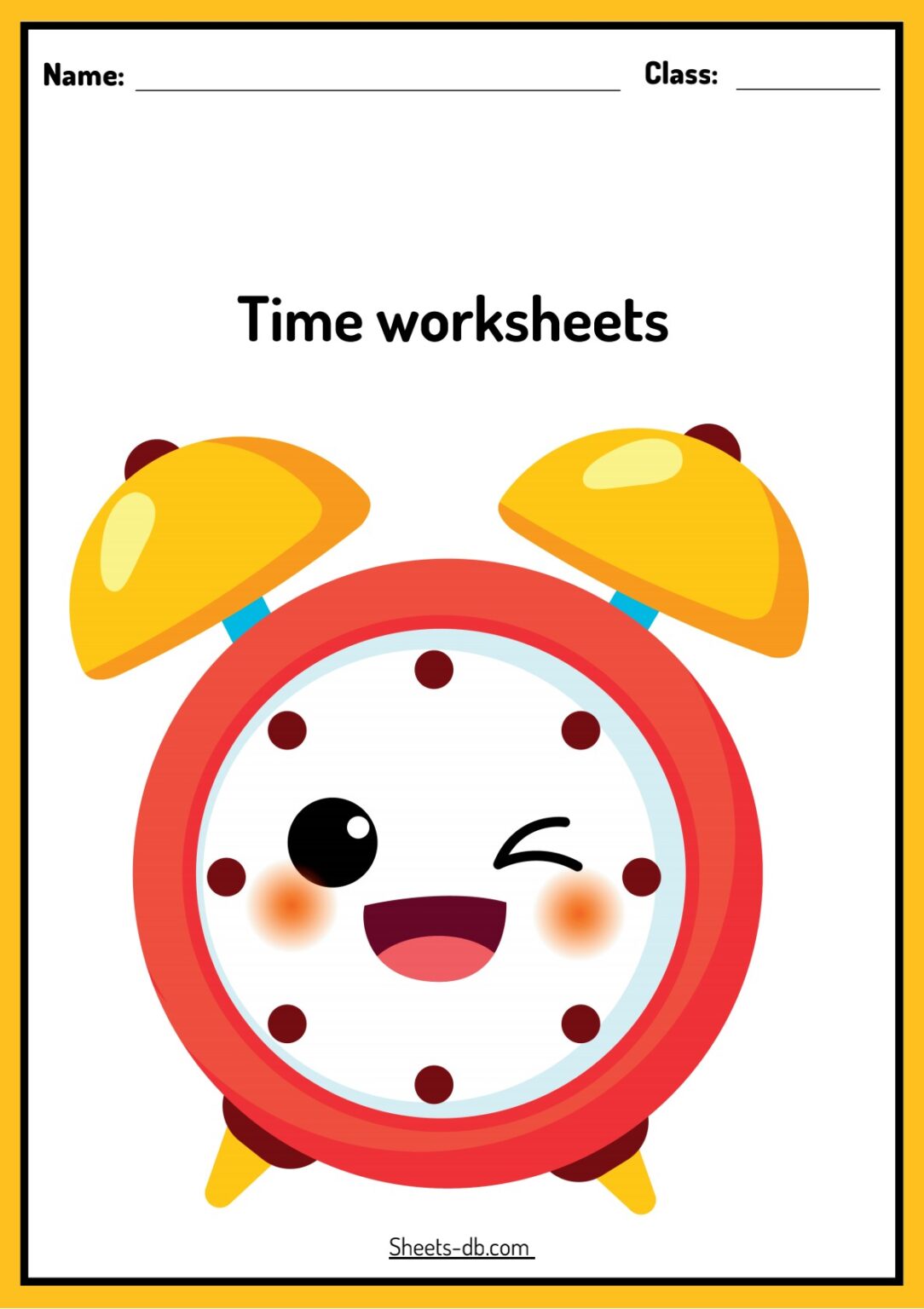 Time worksheets – Sheets