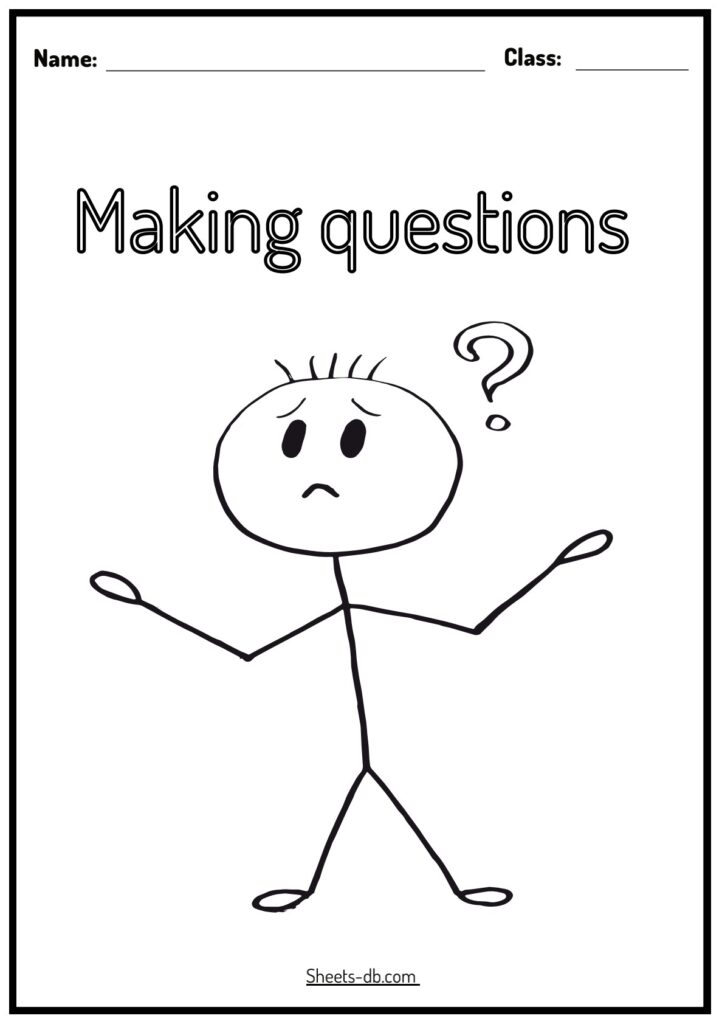 Making Questions – Sheets