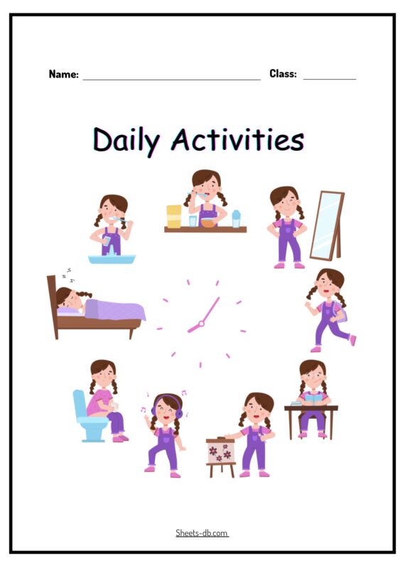 Daily Activities – Sheets
