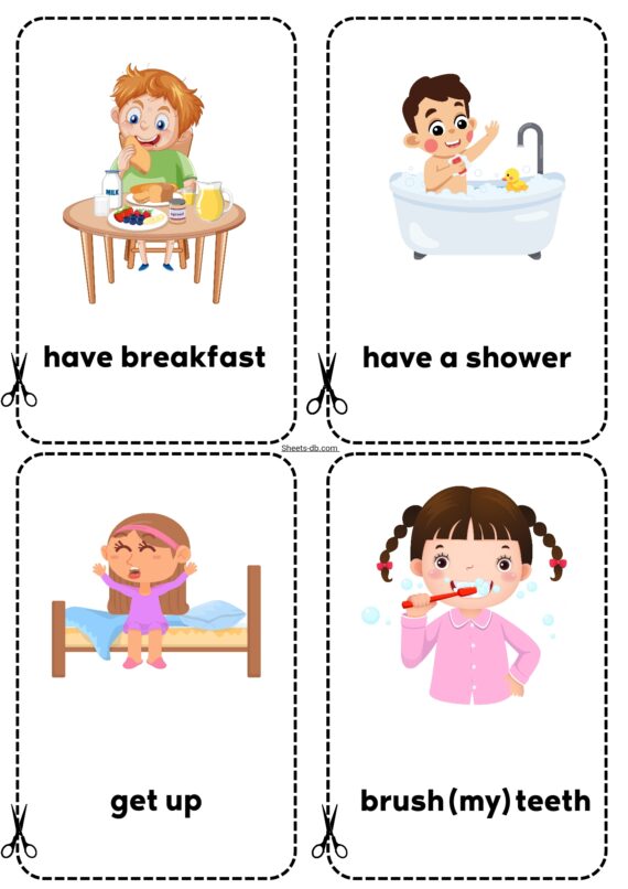 Daily Activities – Sheets