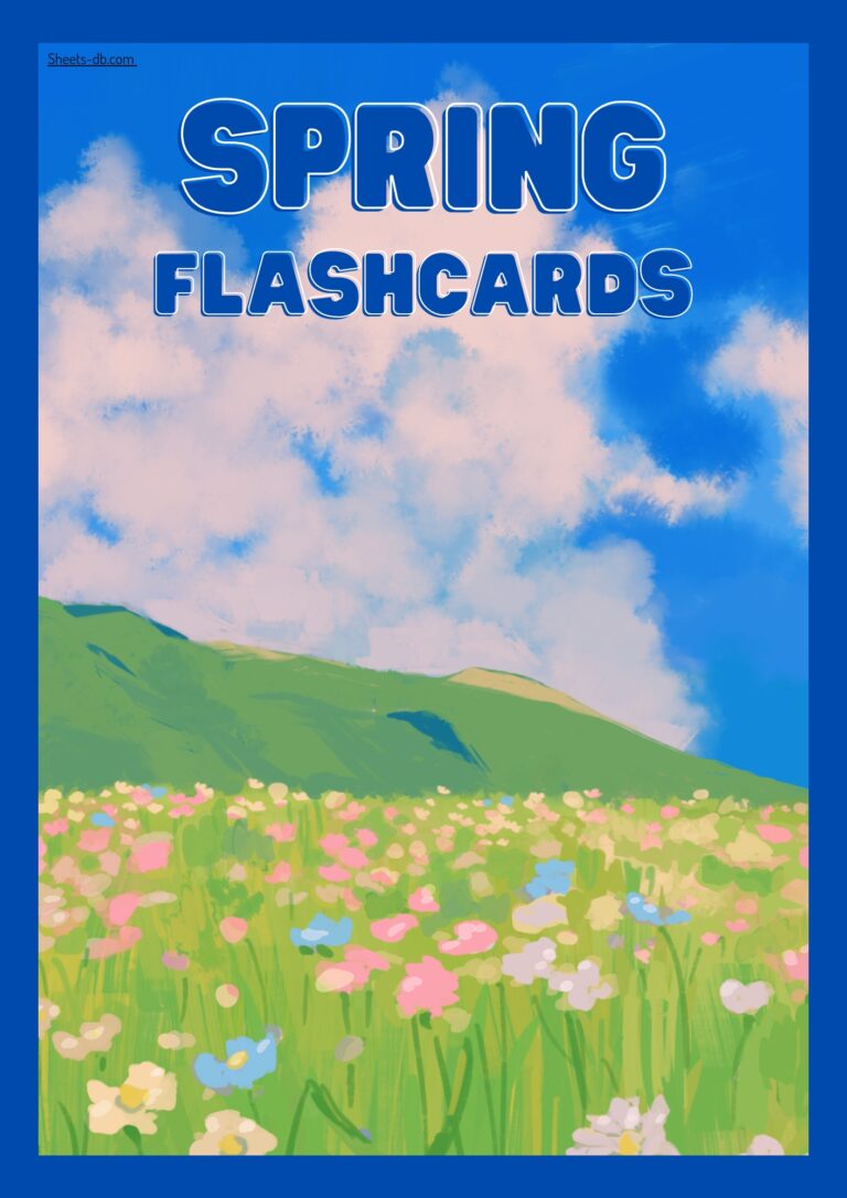 Spring Flashcards – Sheets