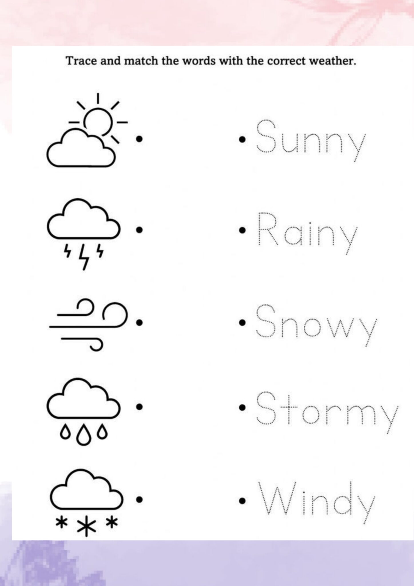 Weather Worksheets – Sheets