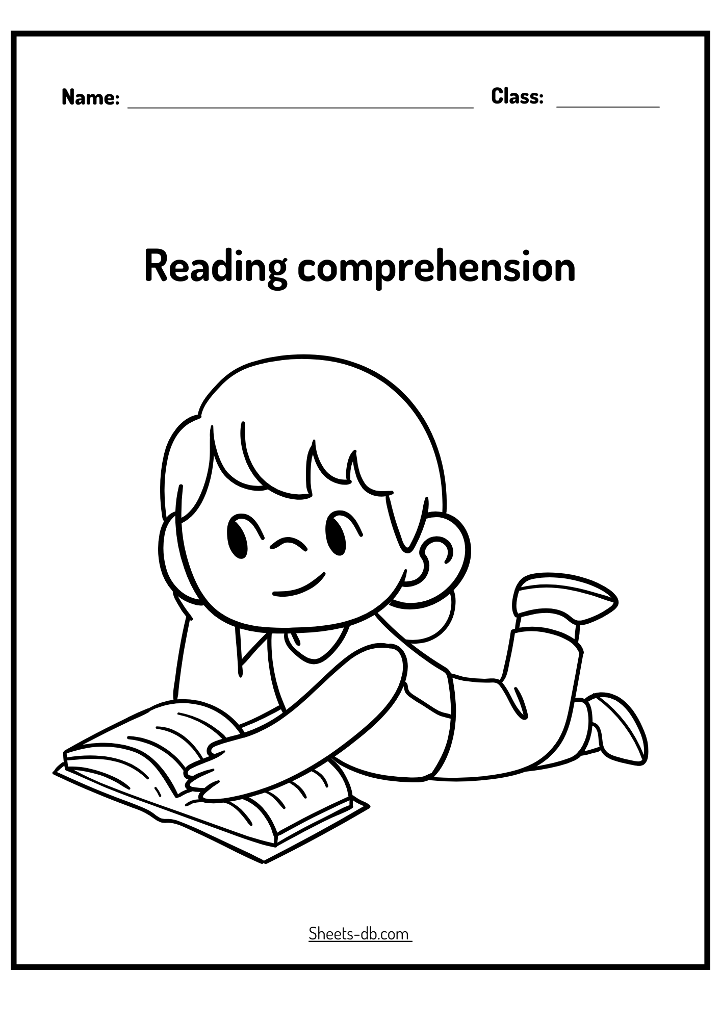 Reading Comprehension – Sheets