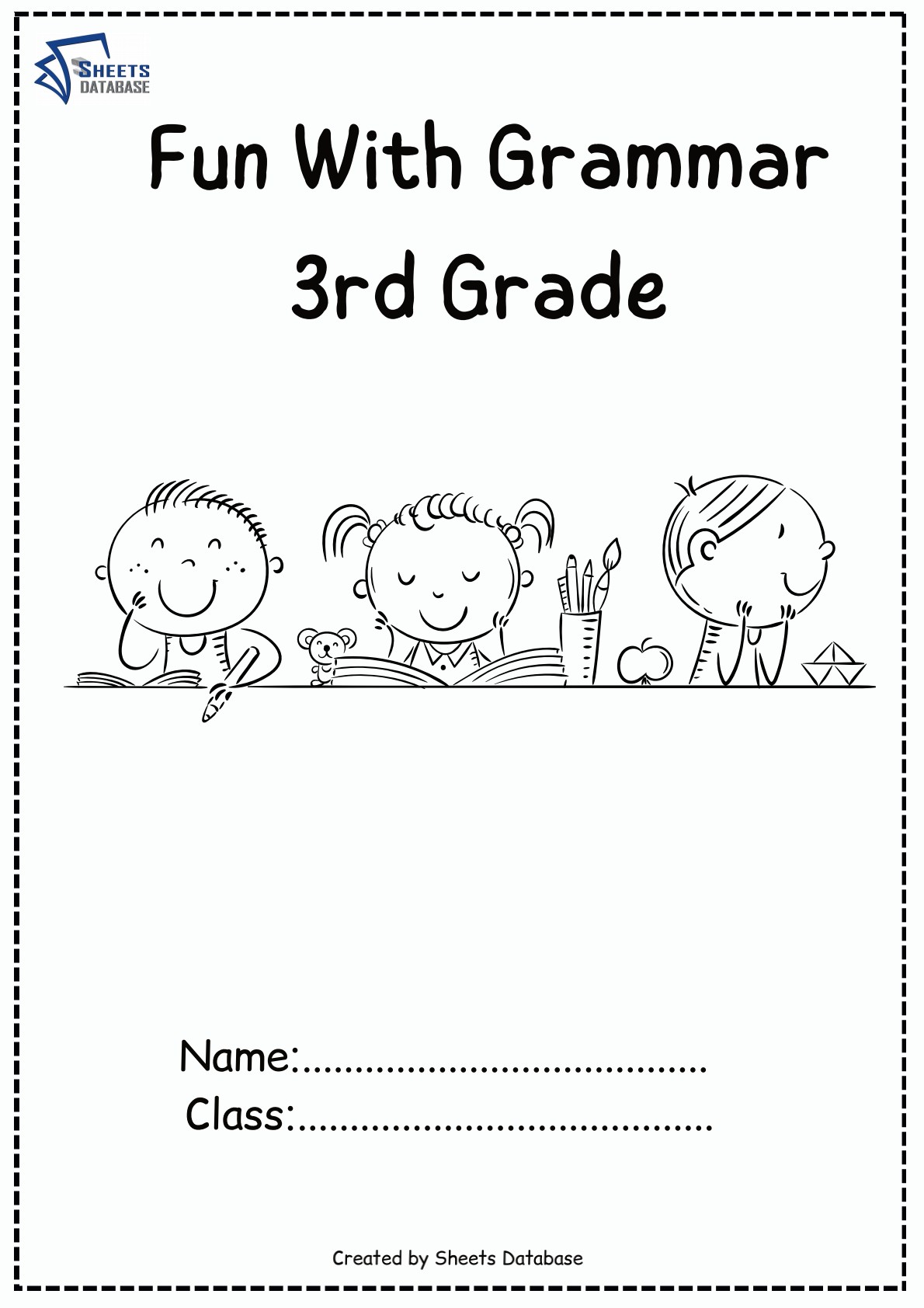 Fun With Grammar Booklet 3rd grade – Sheets