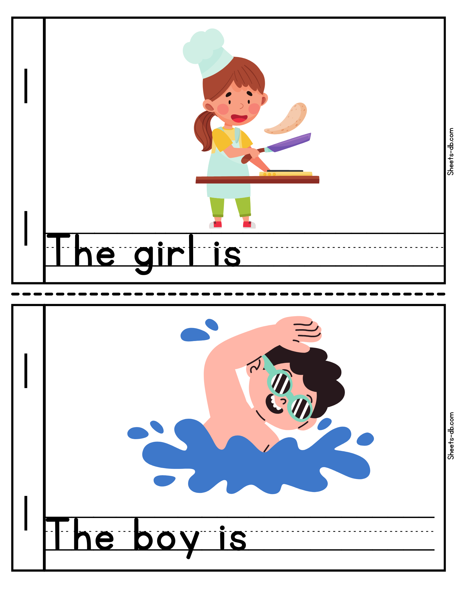 Reading Comprehension Verbs – Sheets