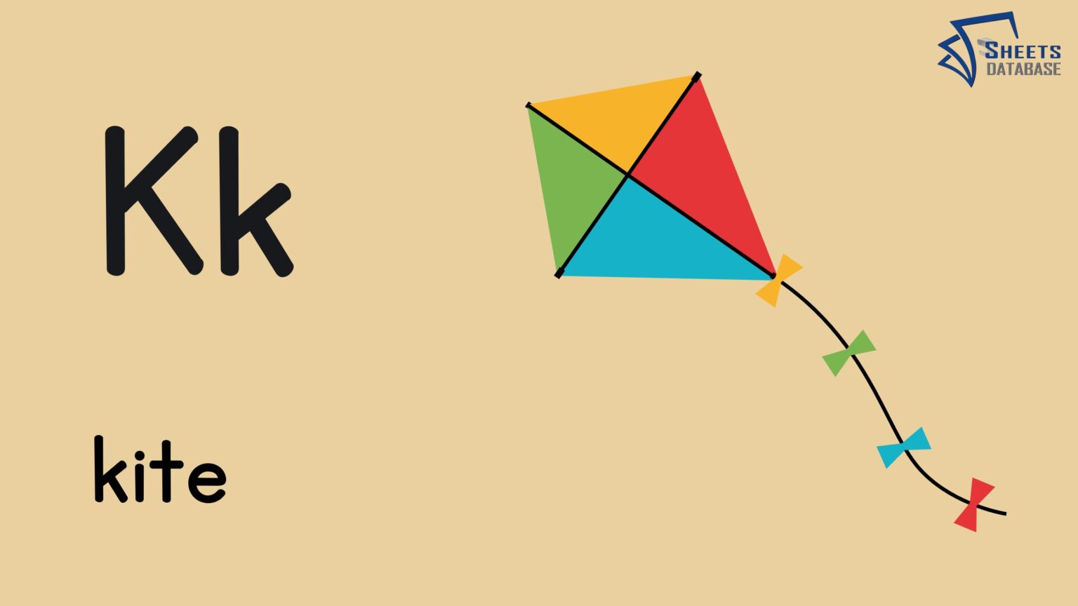 Letter K Flashcards and Vocabulary Worksheets – Sheets