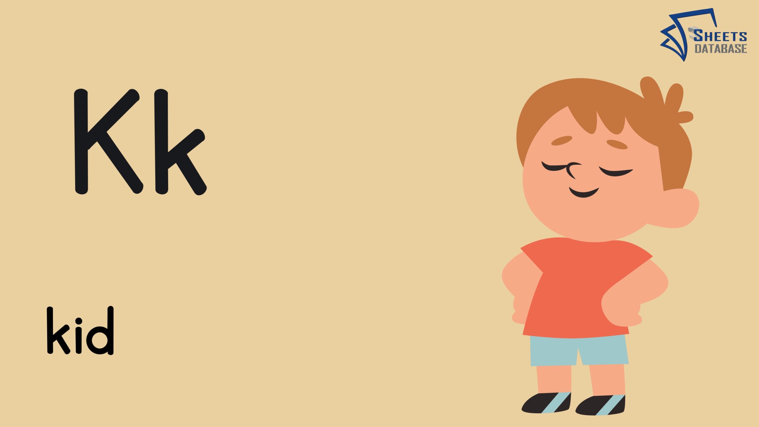 Letter K Flashcards and Vocabulary Worksheets – Sheets