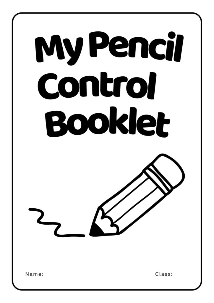 My Pencil Control Booklet – Sheets