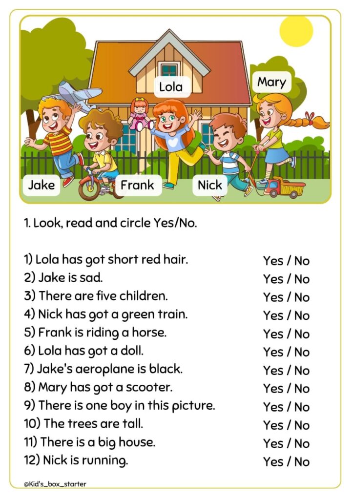 Reading &Writing Worksheets – Sheets