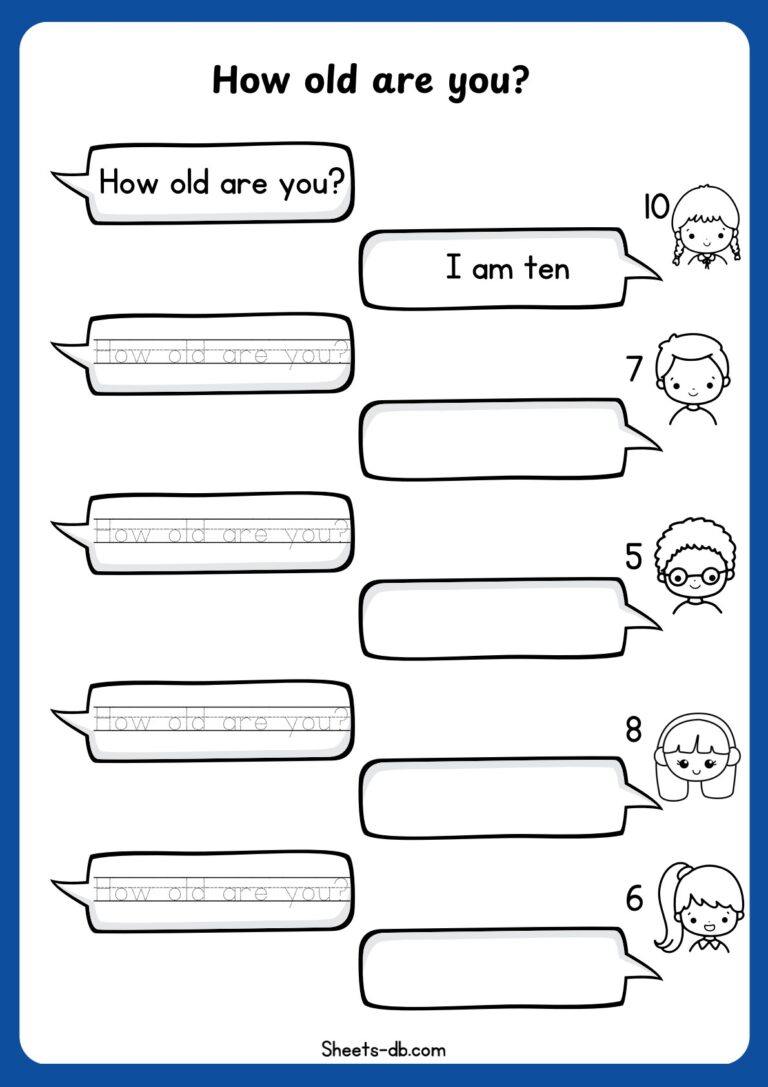How old are you? – Sheets