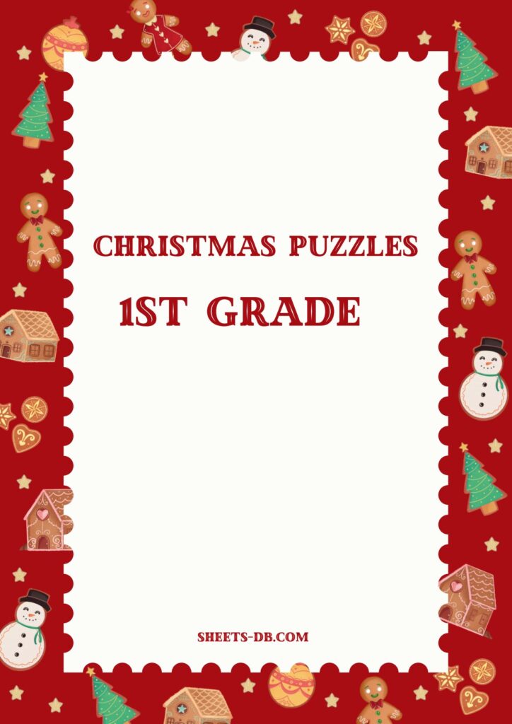 Christmas Puzzles – Sheets